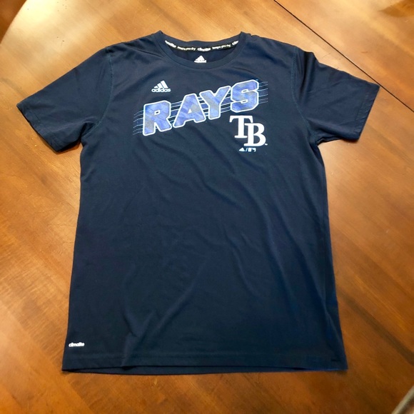 adidas | Shirts & Tops | Adidas Tb Rays Blue Tshirt | Poshmark